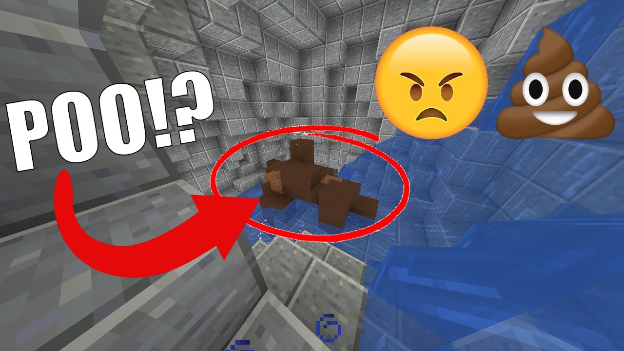 I Found POO In My Minecraft world... - YouTube