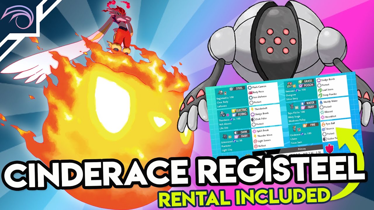 SERIES 9 CINDERACE REGISTEEL TEAM VGC 2021 Competitive Pokemon Sword ...