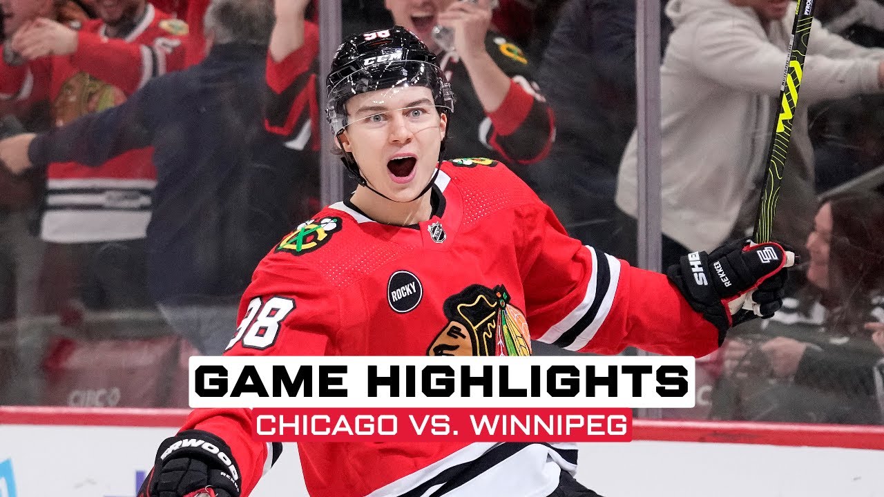 HIGHLIGHTS: Chicago vs. Winnipeg | Chicago Blackhawks - YouTube