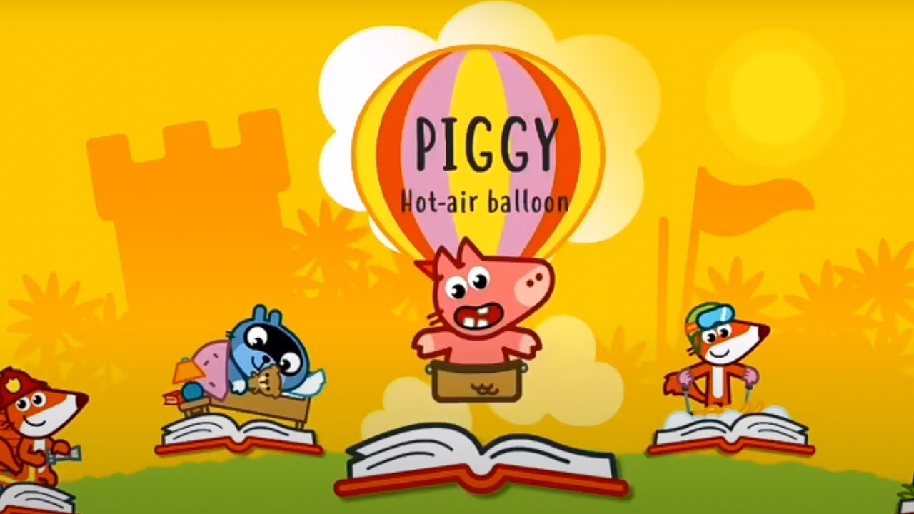 Pango Storytime - Piggy and The Hot Air Balloon - YouTube