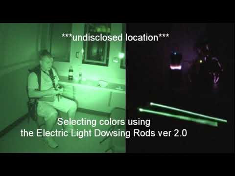 Electric Light Dowsing Rods ver. 2.0 - YouTube