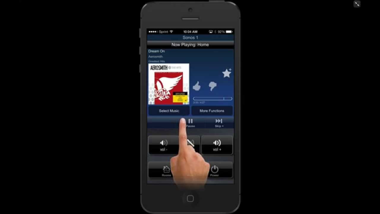 Sonos and Home Automation with Total Control YouTube - YouTube