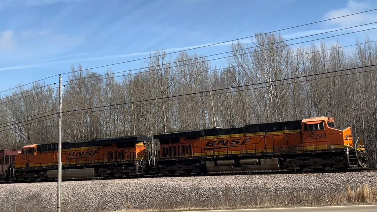 308 Bnsf tanker Train 6293#bnsftrains #tankertrain r - YouTube
