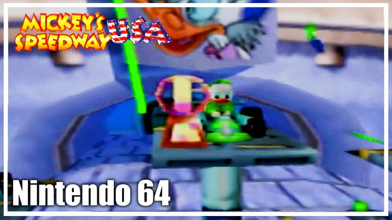 Mickey's Speedway USA 100% Nintendo 64 Walkthrough (Mirror Mode All ...