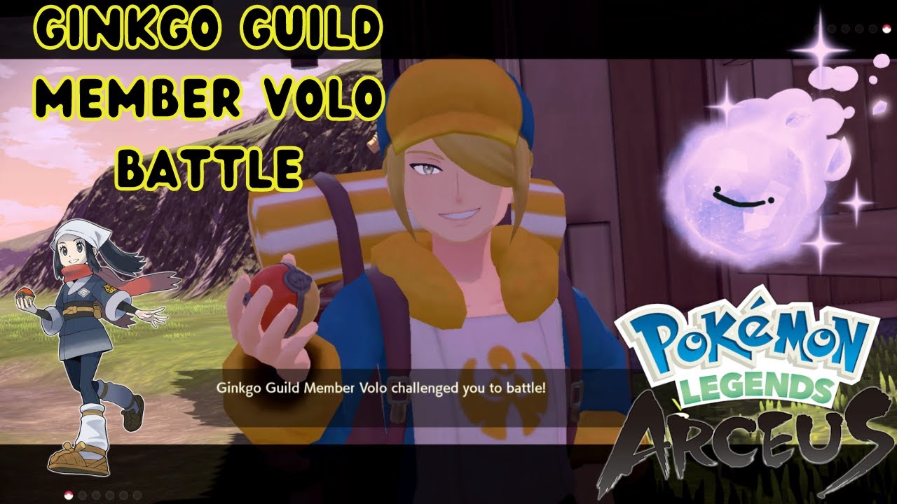 Ginkgo Guild Member Volo Battle Pokémon Legends Arceus ||CryoVision ...