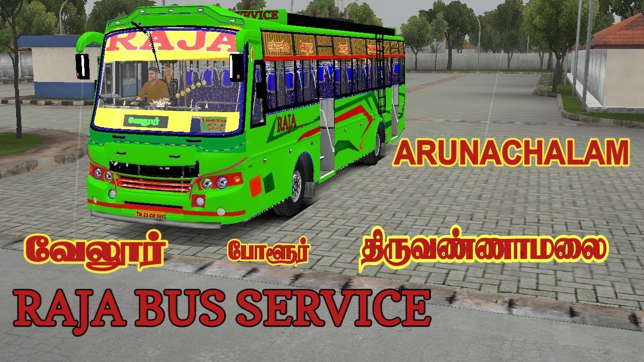 NEW NNL V2 BUS MOD 💚RAJA BUS SERVICE VLR TO T.V..MALAI💚FOR BUSSID # ...