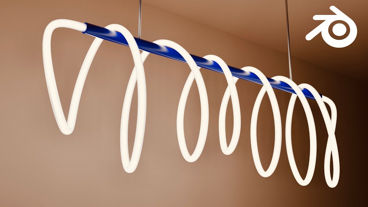 Modeling with Curves in Blender - Lamp Product Visualization Tutorial ...