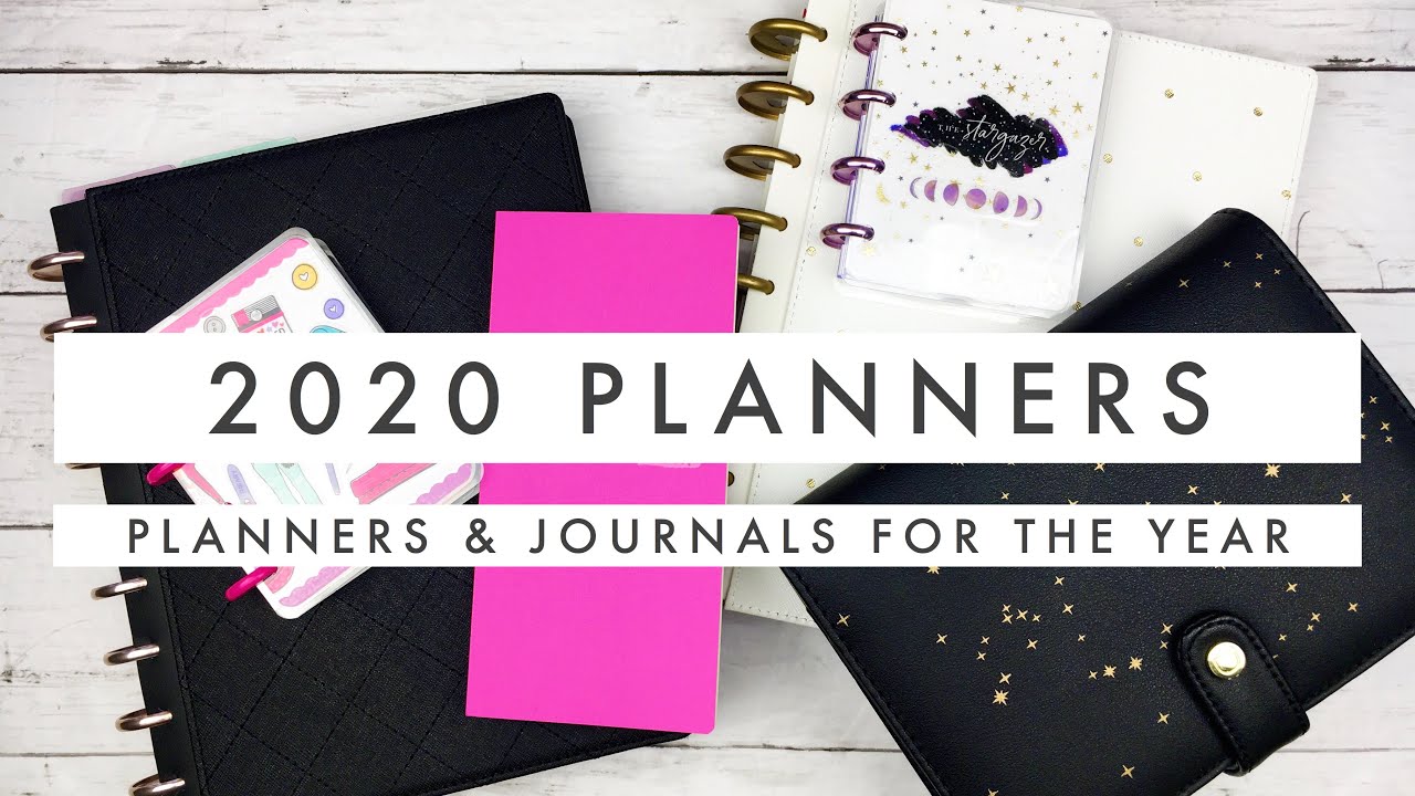 2020 Planner & Journal Lineup - YouTube