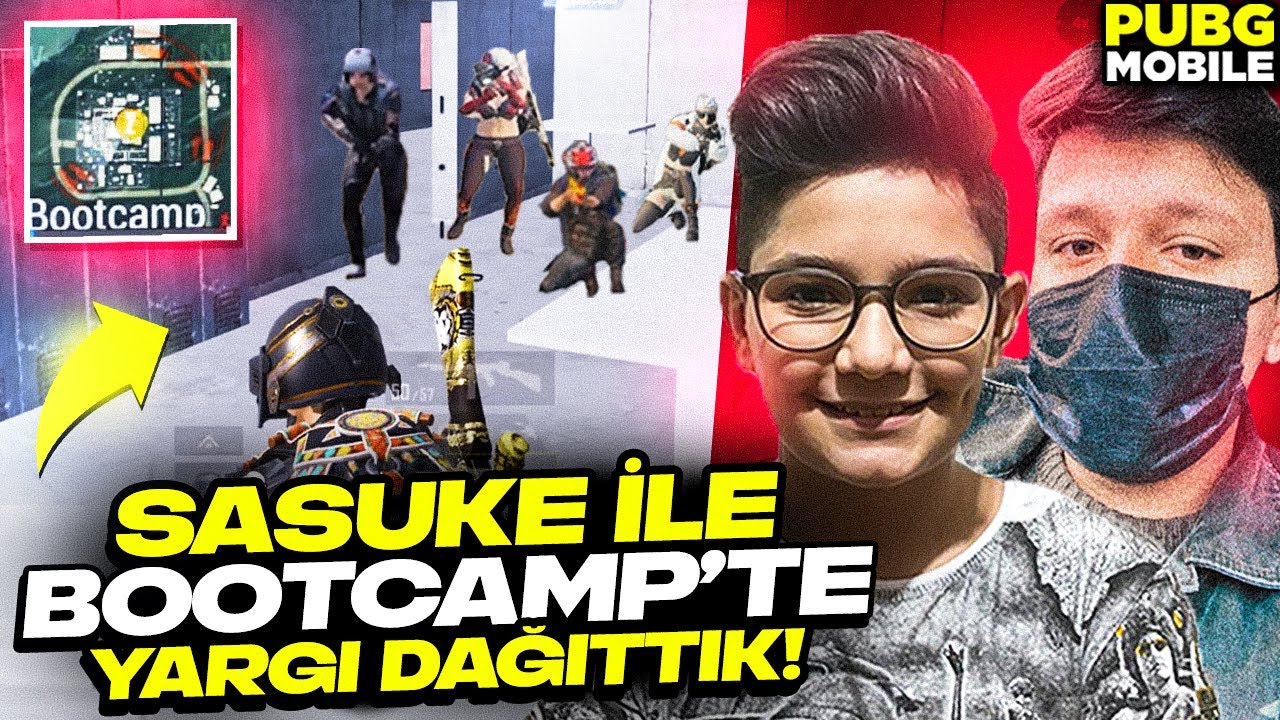 SASUKE İLE BOOTCAMP'TE YARGI DAĞITTIK | PUBG MOBILE - YouTube