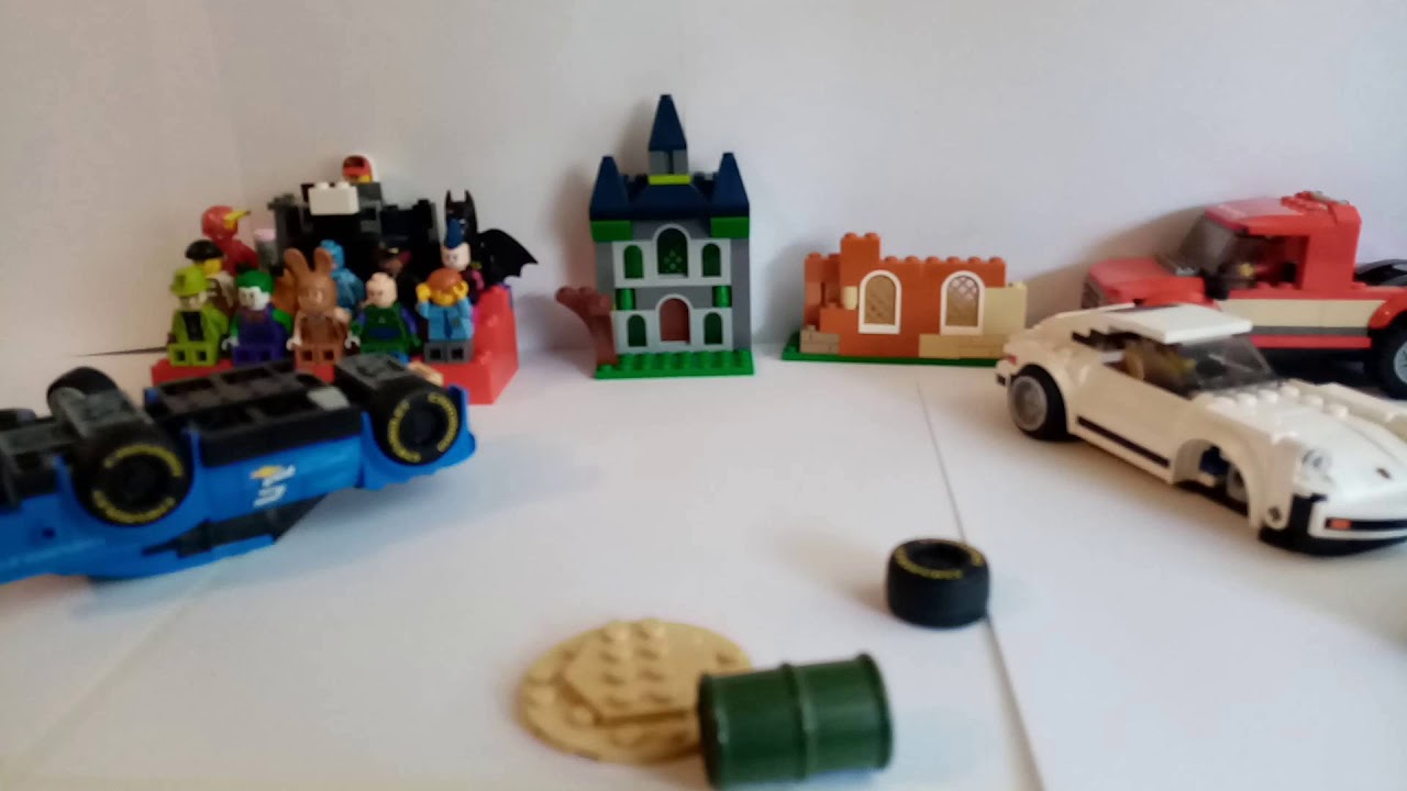 LEGO ANIMATION DESTROYED CARS. RACES - YouTube