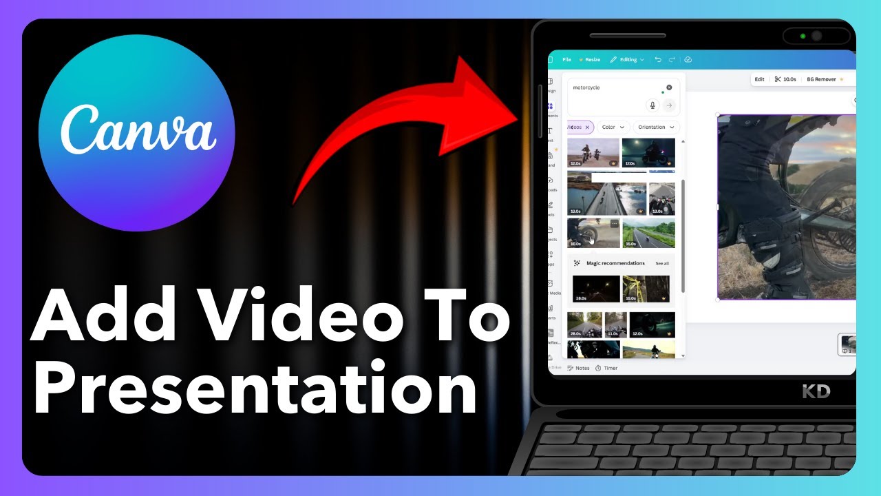 How To Add Video To Canva Presentation - Quick Tutorial - YouTube