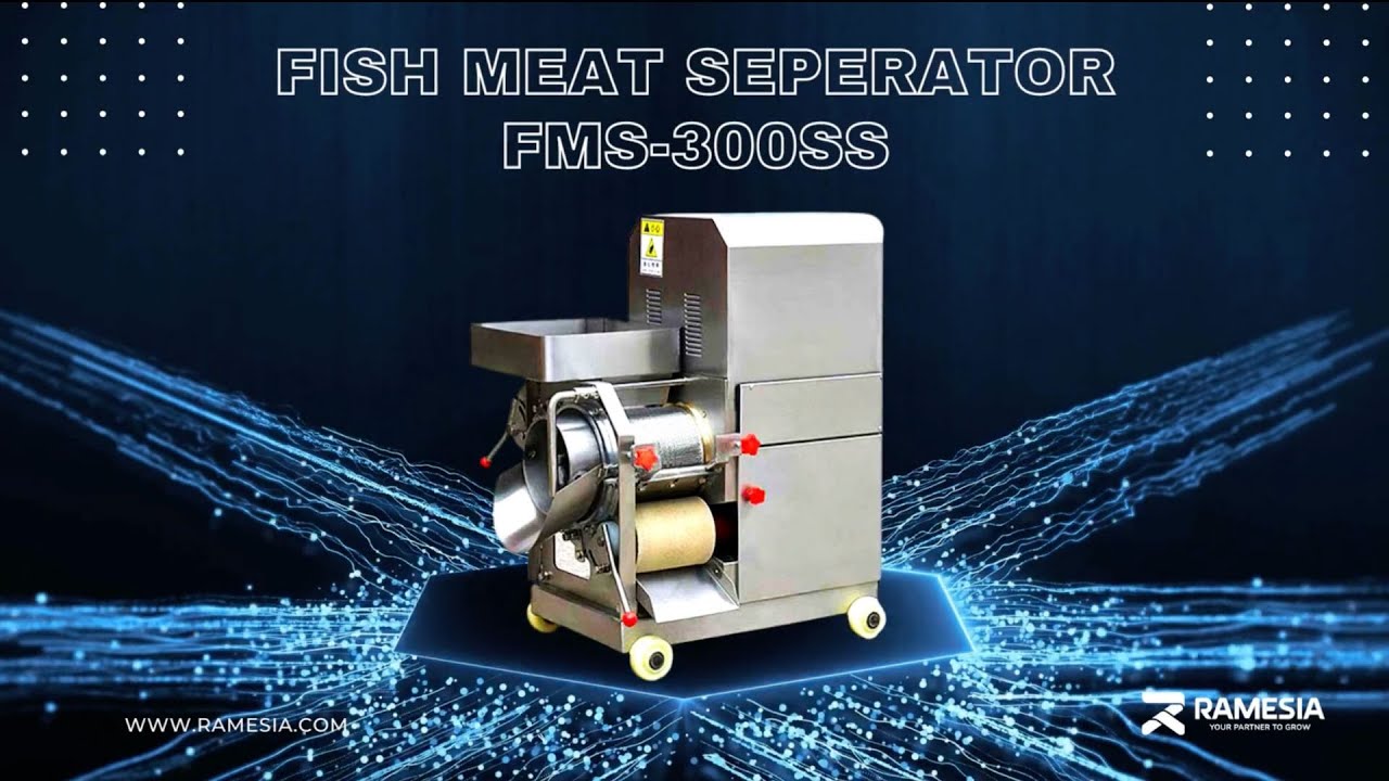 Fish Meat Bone Separator | Mesin Pemisah Duri dan Tulang Ikan - YouTube