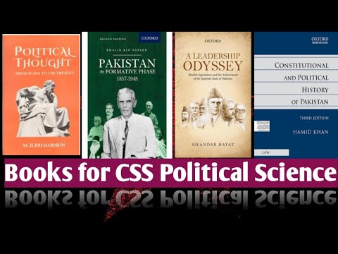Books for Political Science CSS & PMS |Political Science | Political ...