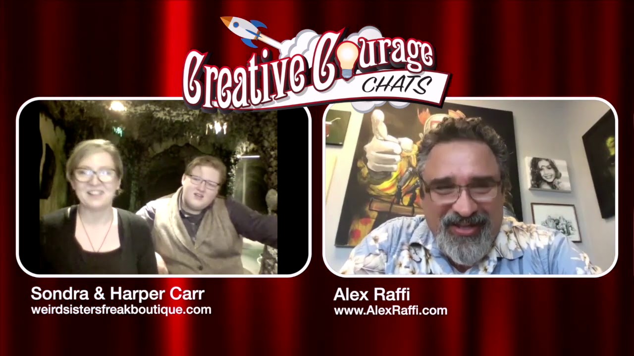 Creative Courage Chat #041 with Sondra and Harper Carr - YouTube