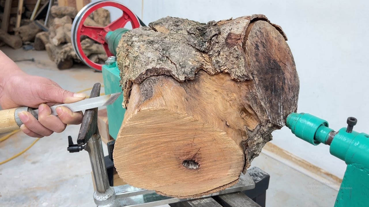 Extremely dangerous woodworking plans!! Professional Machining Process ...