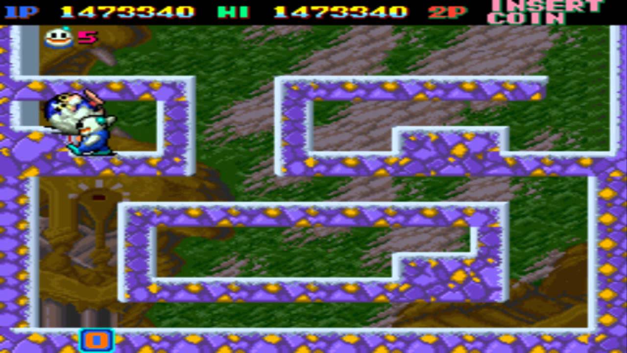 Snow Bros スノーブラザーズ Arcade game 1 credit - YouTube