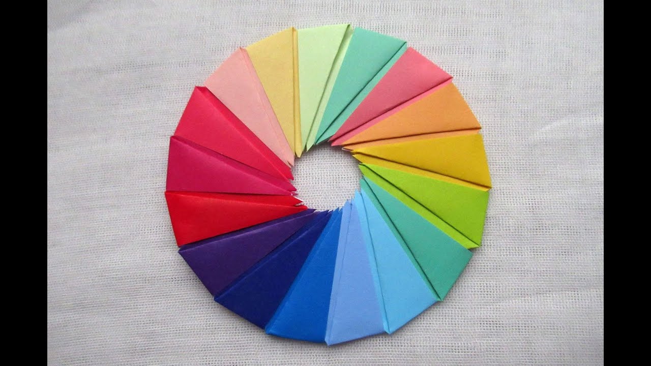 Origami Wreath - 'Complete Circle' - YouTube