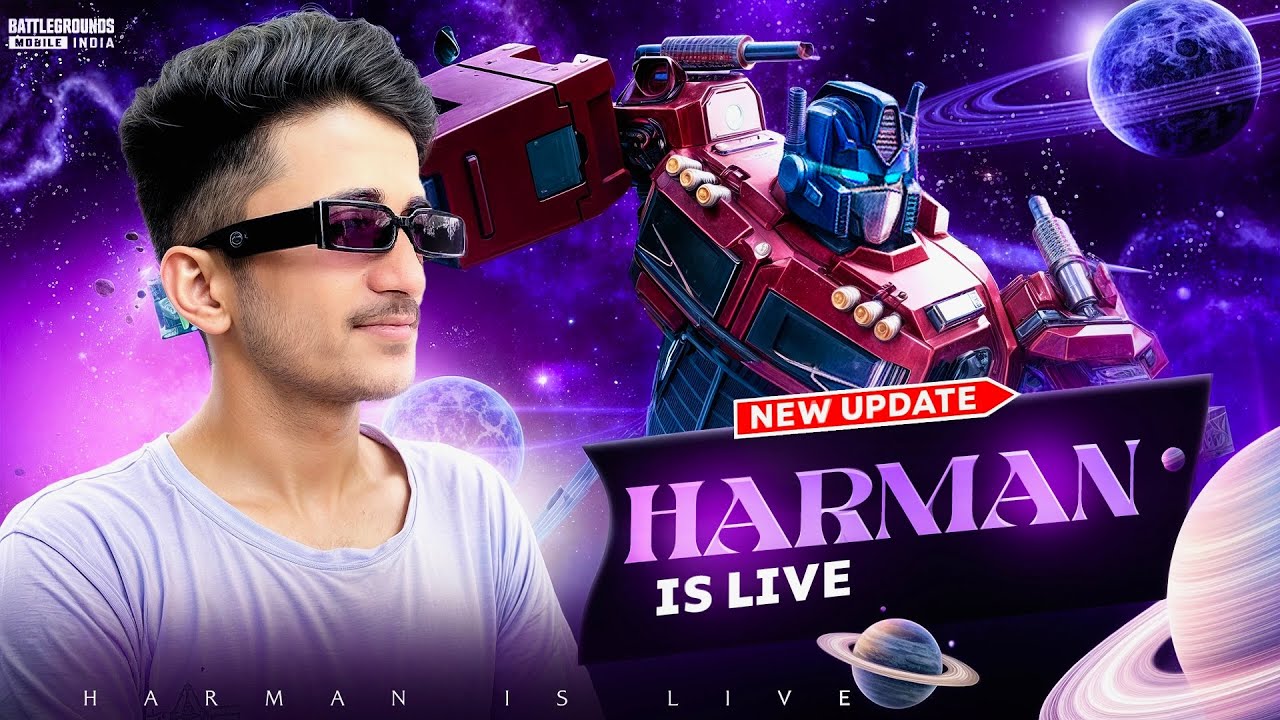 HARMAN IS LIVE BGMI LIVE STREAM - YouTube