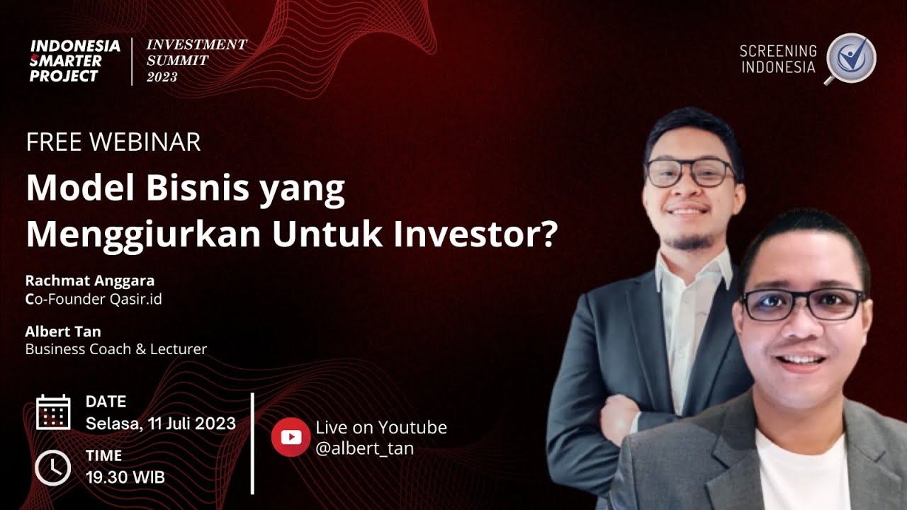 BUSINESS MODEL Gimana sih yang Menggiurkan Investor? | with Rachmat ...