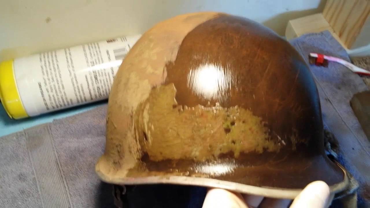How To Remove Surface Rust From A Helmet: Part 1 - YouTube