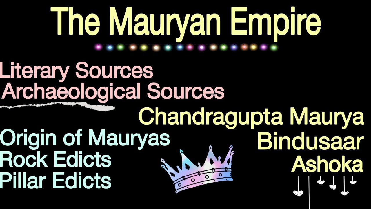 The Mauryan Empire -- Chandragupta Maurya, Bindusaar, Aahoka || Ancient ...