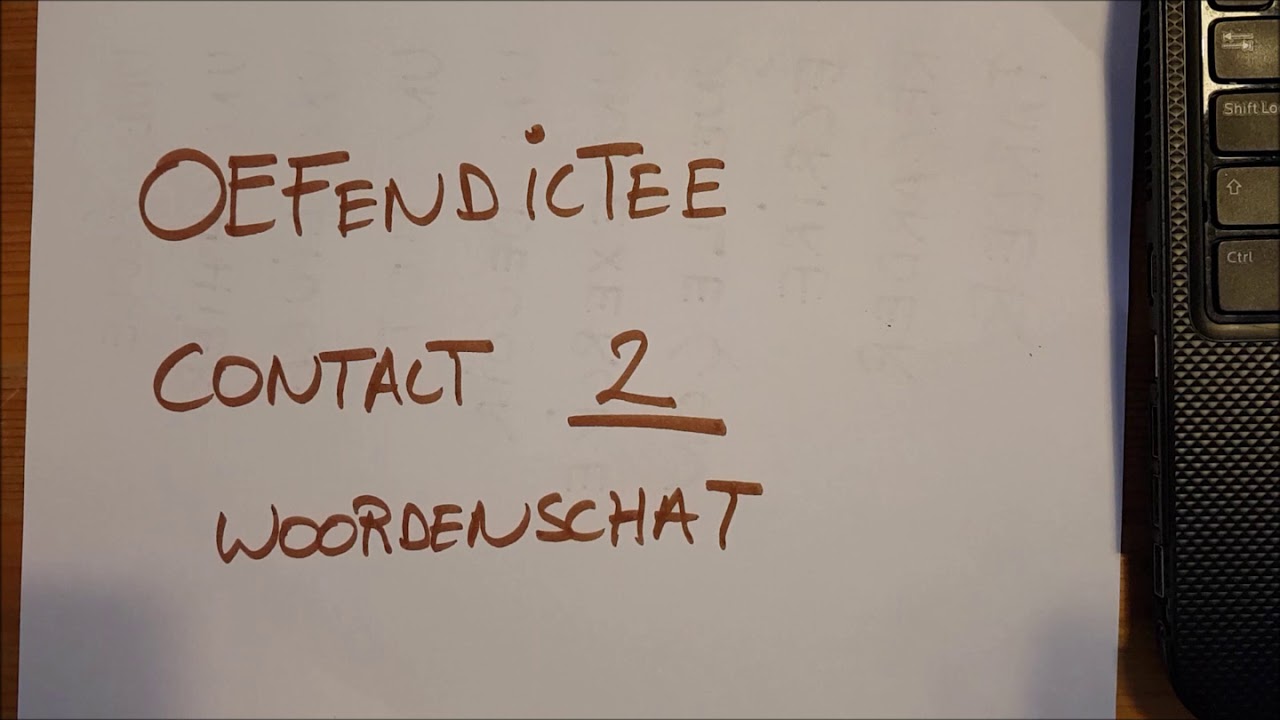 Oefentoets Frans contact 2 woordenschat - YouTube