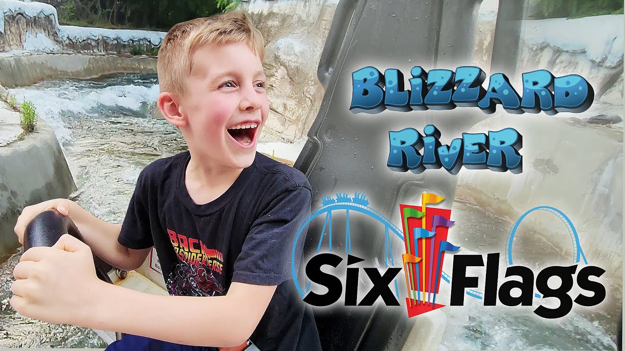 INTENSE Blizzard River Water Ride / Six Flags New England - YouTube