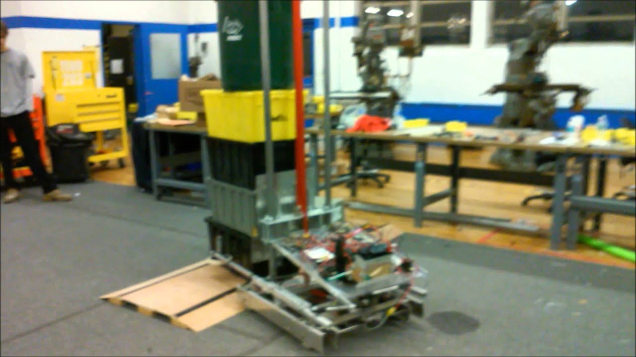 FRC Team 203 - 2015 Lifting, Stacking, etc. - YouTube