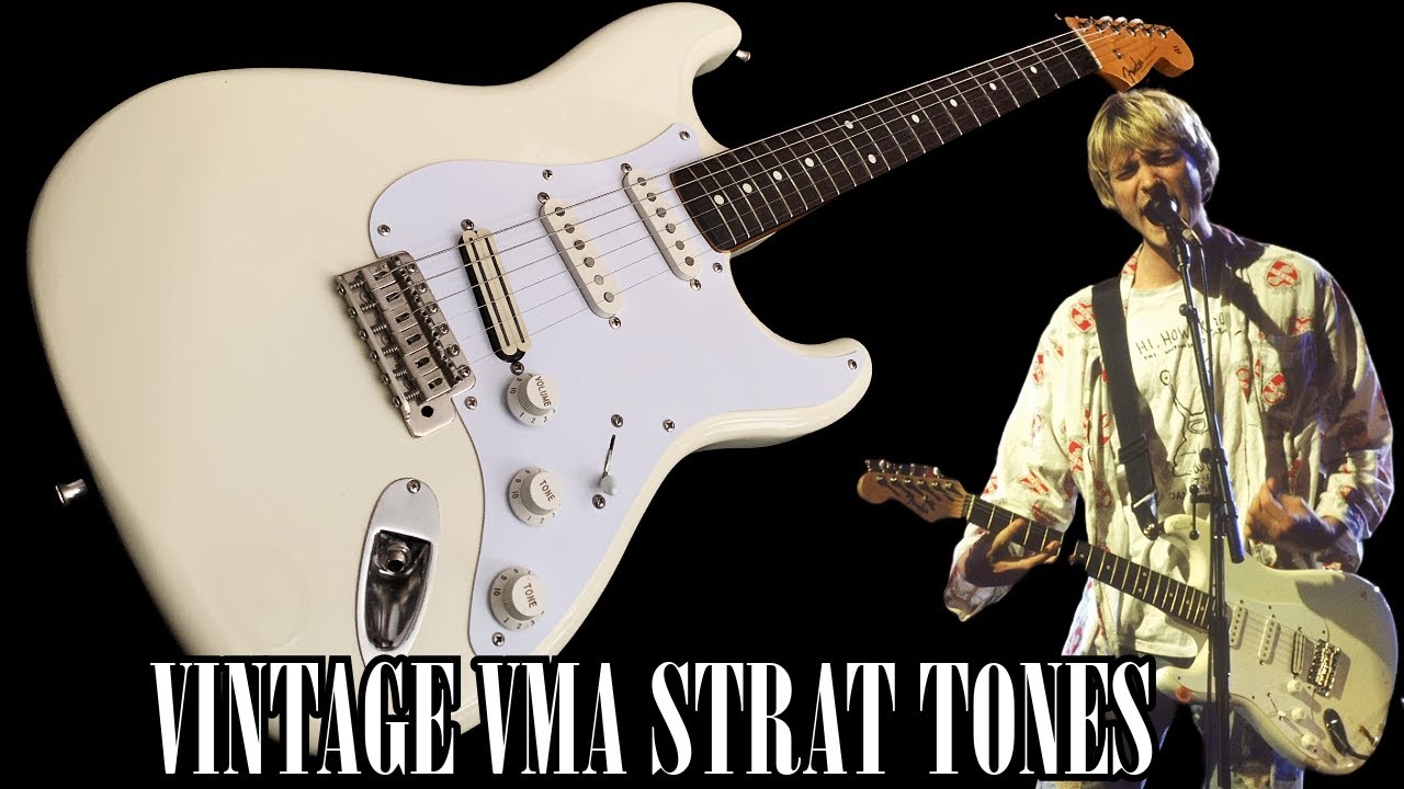 Vintage Kurt Cobain Stratocaster Tones: VMA Strat | Nirvana Tones and ...
