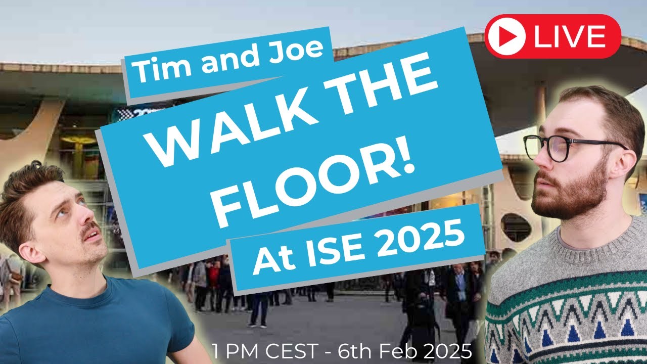 Tim and Joe walk the floor at ISE 2025 - YouTube