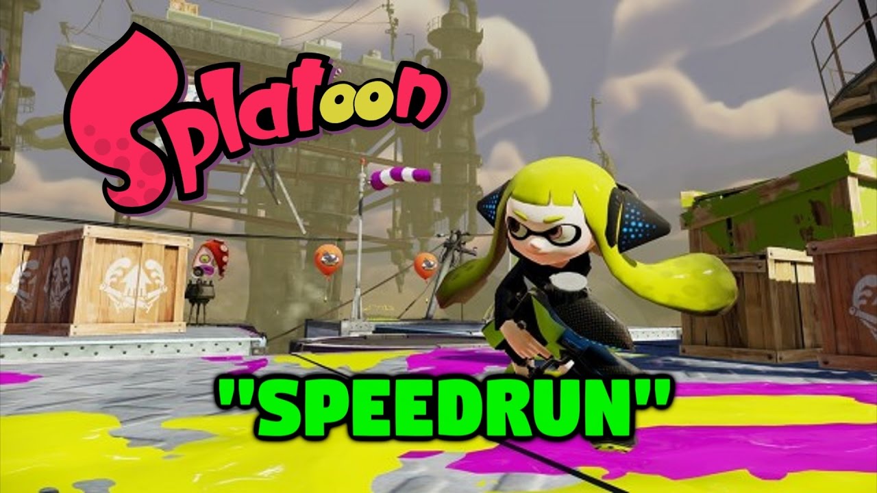Splatoon Campaign "Speedrun" - 2/23/17 - YouTube