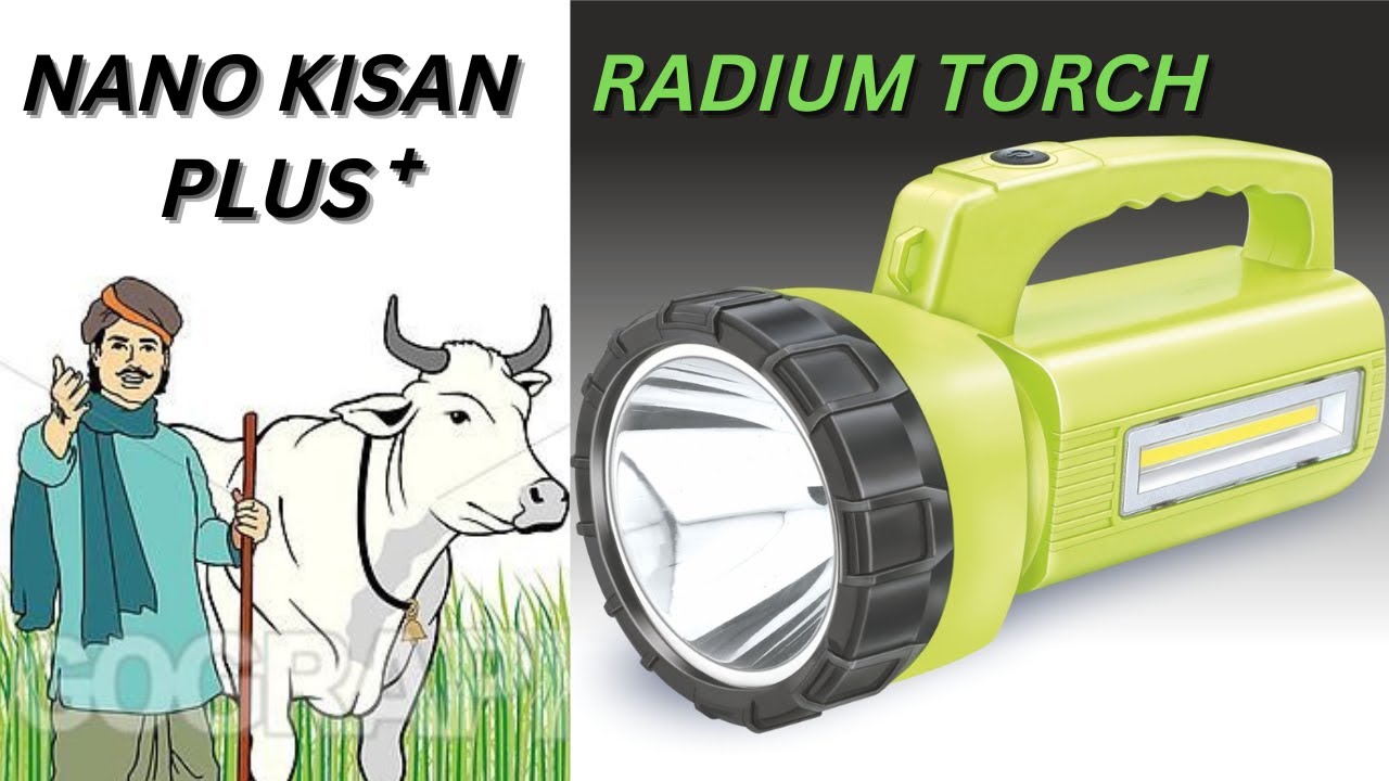 WONDER NANO PLUS RADIUM KISSAN TORCH | LITHIUM BATTERY TORCH | KISAN ...
