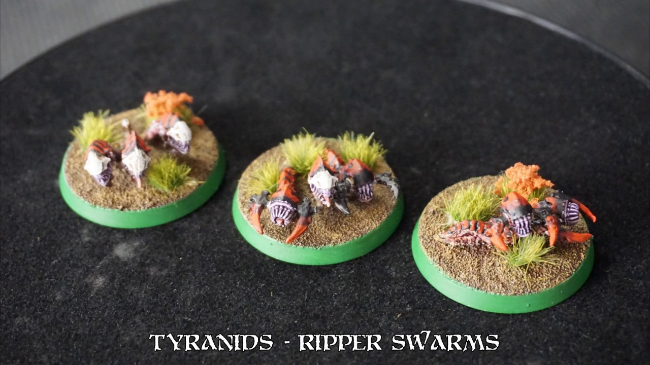 Old School Tyranids - Ripper Swarms - YouTube