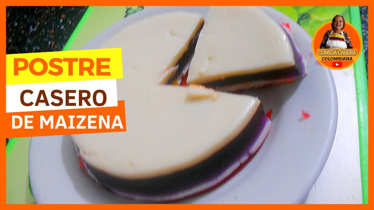 🍮 POSTRE CASERO Con MAIZENA y GELATINA De SABORES 🍮 Prepáralo EN CASA ...
