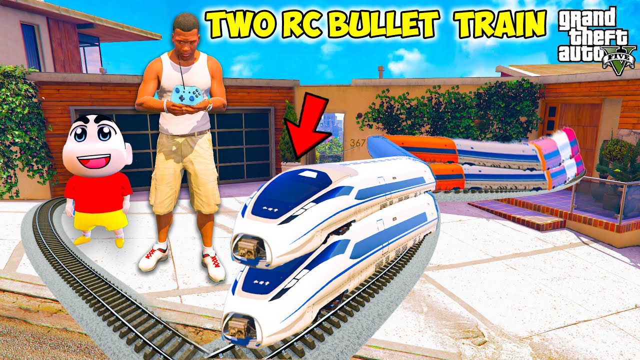 Franklin Upgrade RC Mini Bullet Train In GTA 5 ! GTA 5 AVENGERS - YouTube