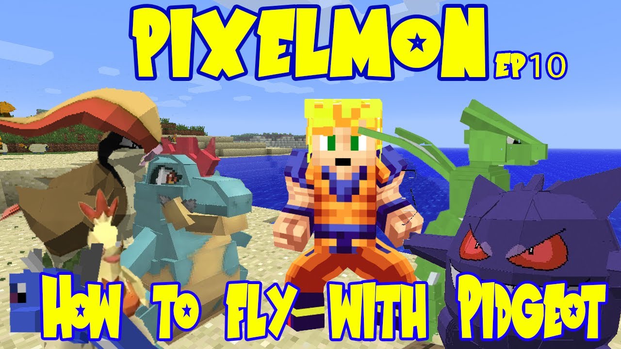 Pixelmon 3.0 w/ Rhymestyle - How To Fly Using Pidgeot (Pokemon ...
