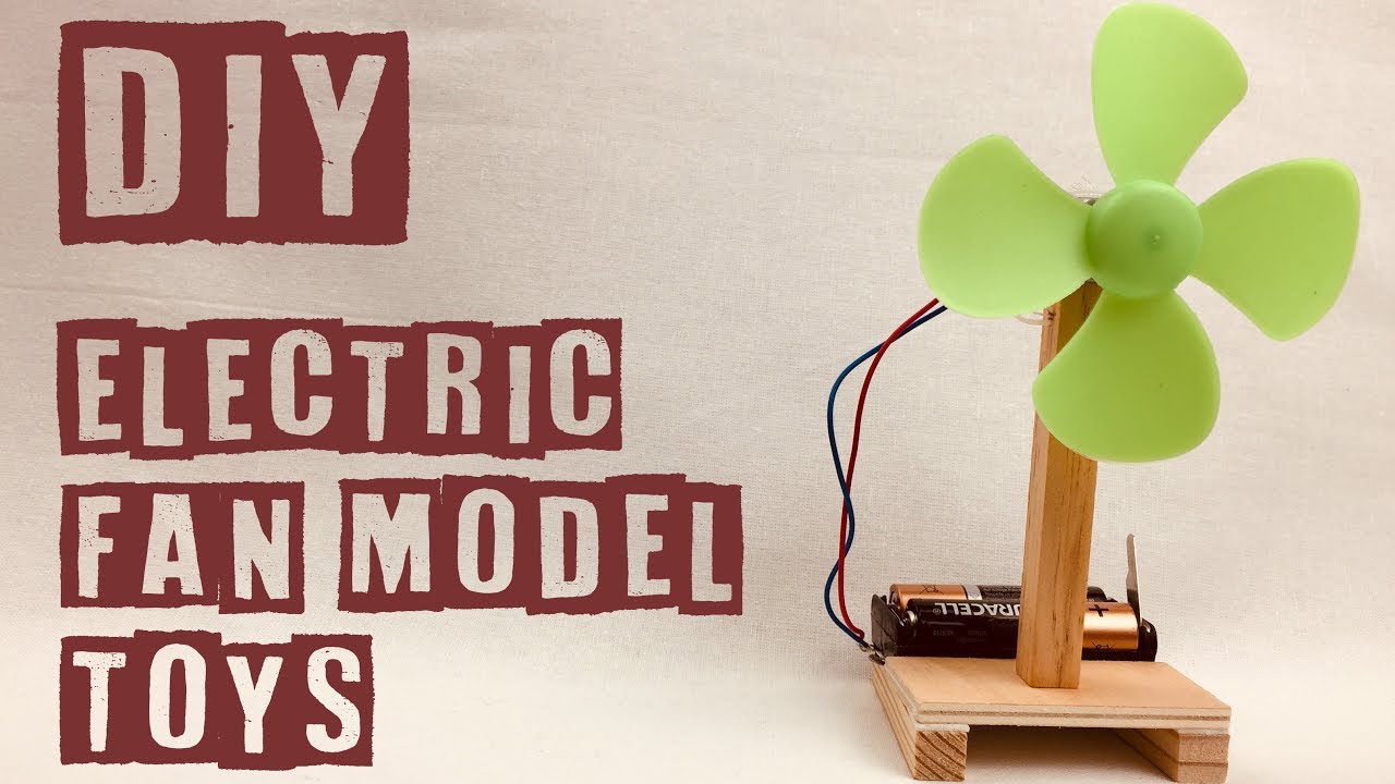 DIY Electric Fan Model, Science Toys For kids, El yapımı Vantilatör ...