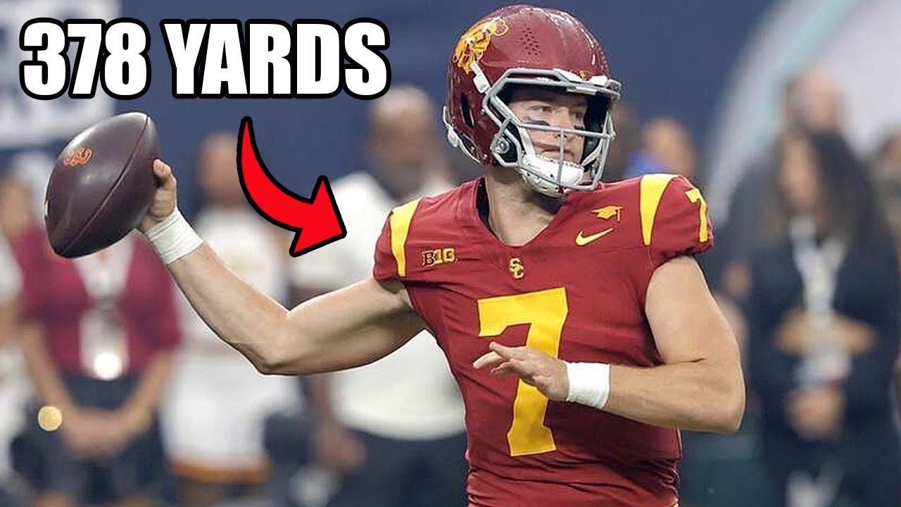 USC's New QB Miller Moss (378 Yards) vs LSU. Game Winning Drive! - YouTube