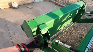 John Deere 45 Loader - Use and Modeling a Quick Attach