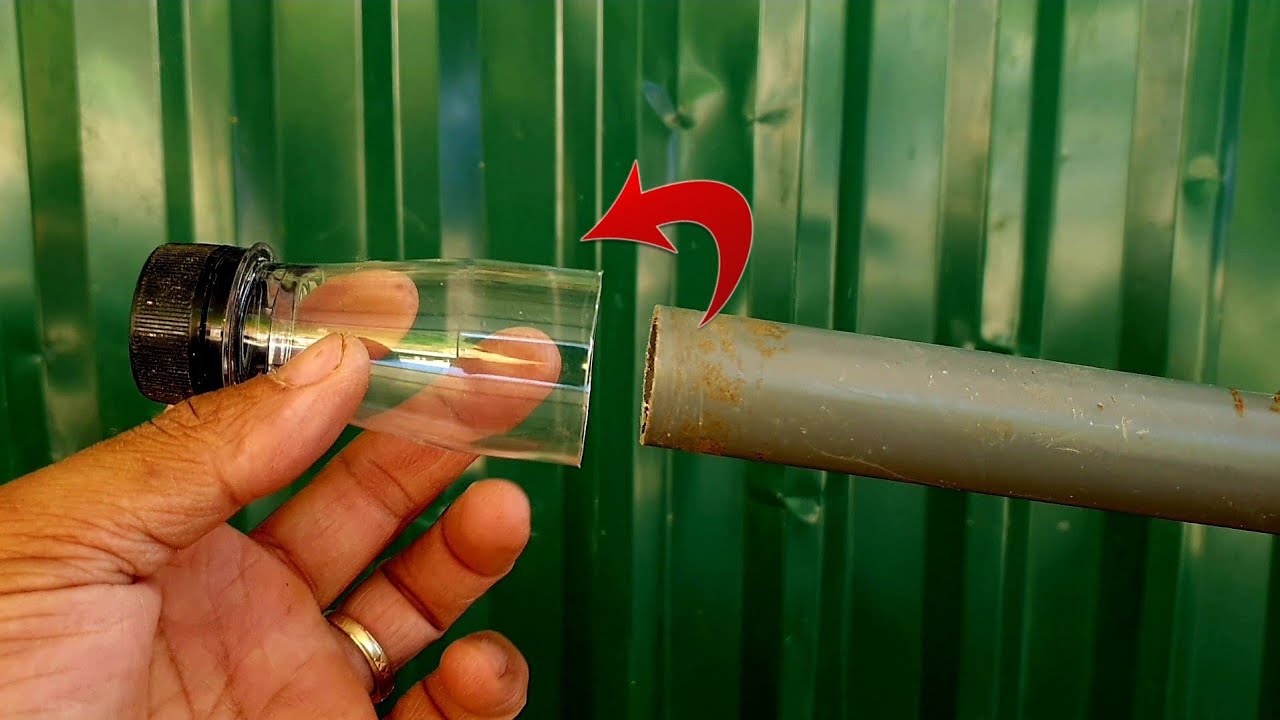 ĐỪNG BỎ PHÍ MỘT ĐOẠN ỐNG PVC VÀ CHIẾC CHAI NHỰA BẠN SẼ BẤT NGỜ ĐẤY #pvc ...