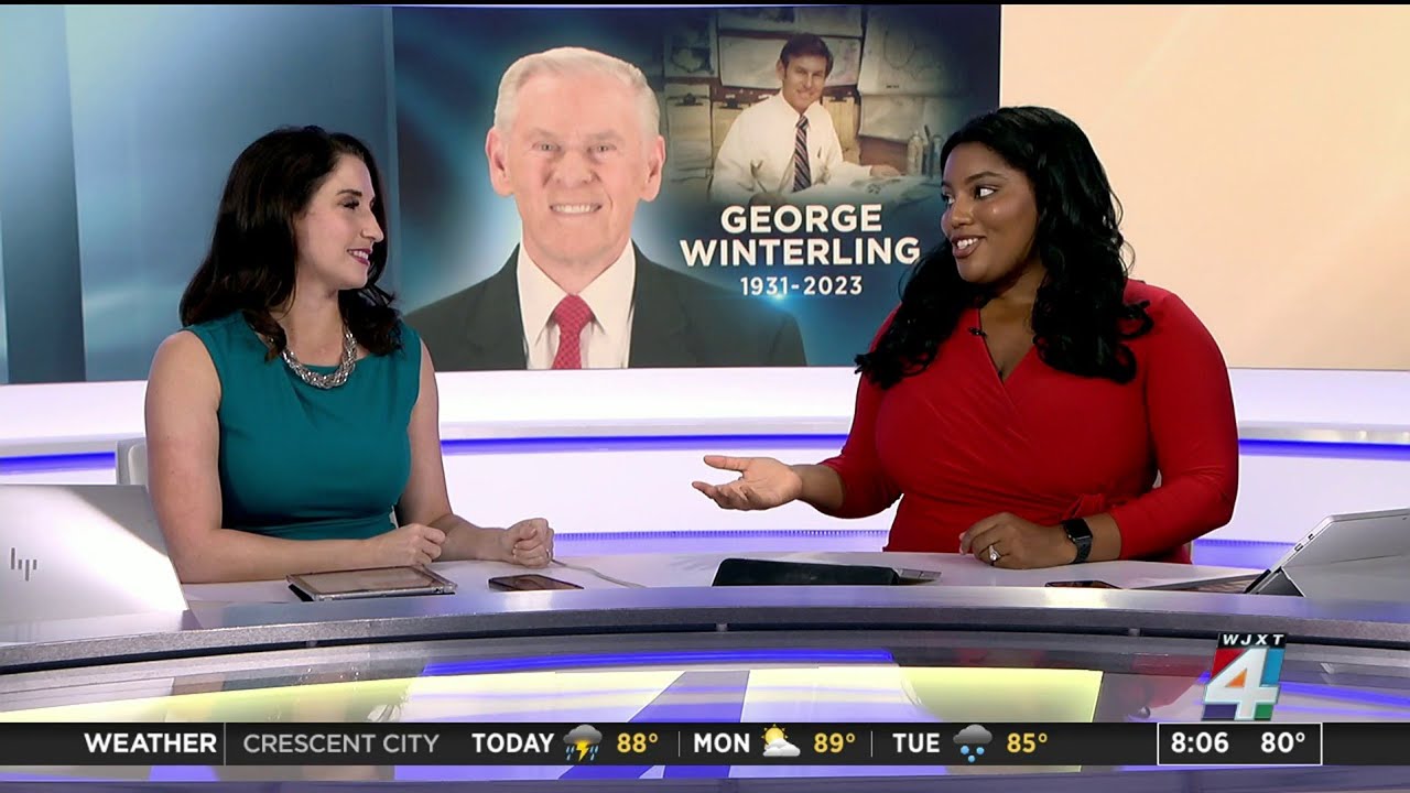 News4JAX remembers Chief Meteorologist George Winterling as he was laid ...