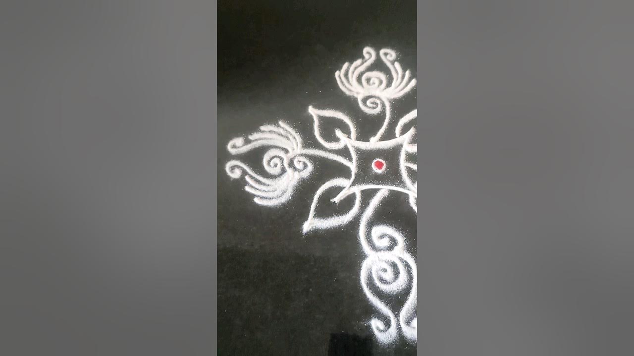 Step By Step Rangoli Design//Easy Rangoli Design//Rangoli//Easy Rangoli ...
