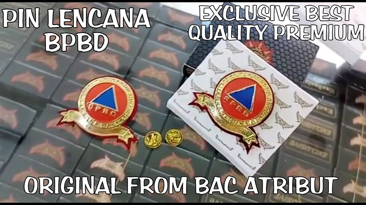 Pin Lencana BPBD Exclusive Best Quality Premium Original BAC ATRIBUT 😎👍 ...