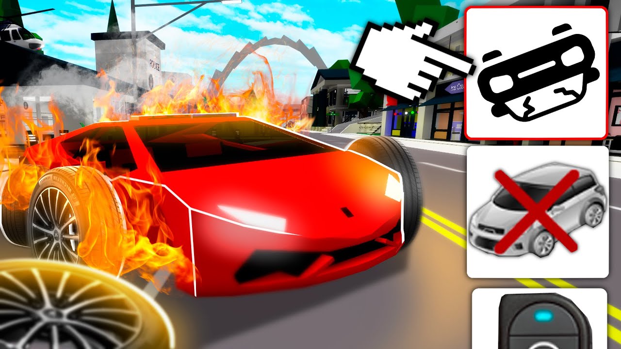 HOW TO DESTROY CARS in BROOKHAVEN! - YouTube