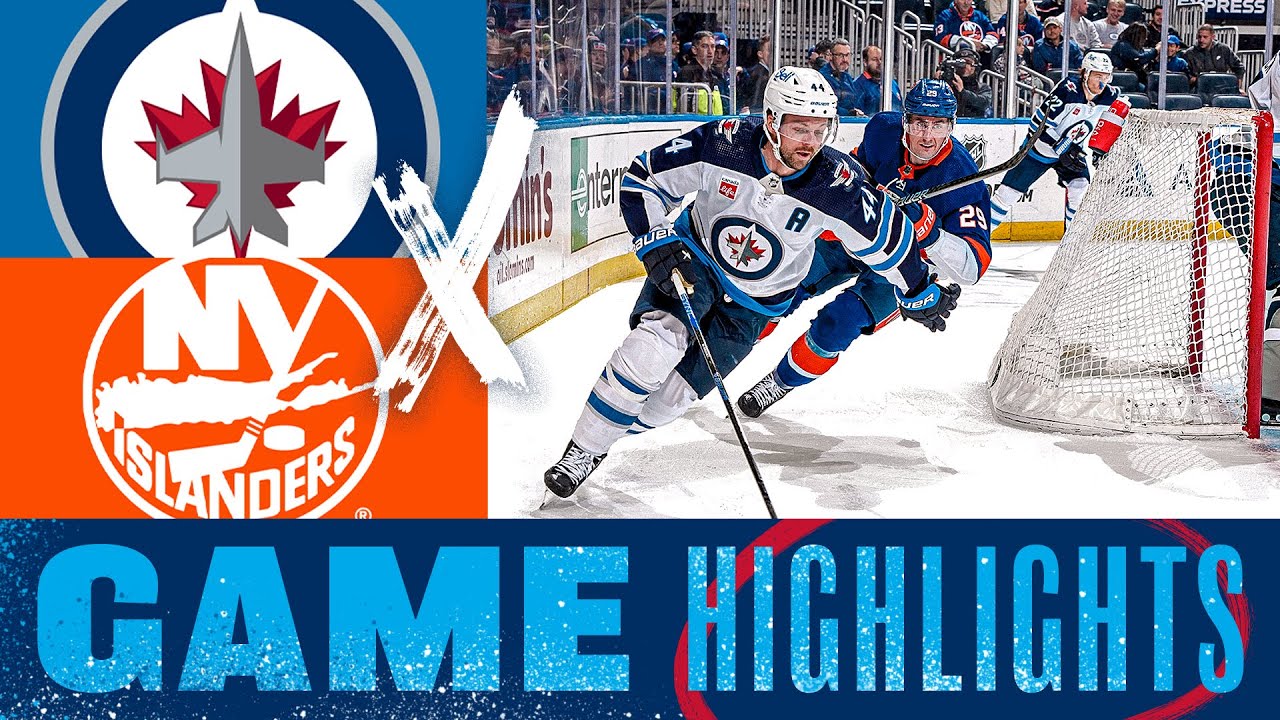 New York Islanders vs. Winnipeg Jets - Game Highlights - YouTube