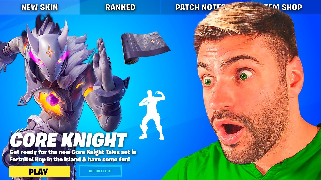 Unlocking *CORE KNIGHT* Skin EARLY in FORTNITE! - YouTube