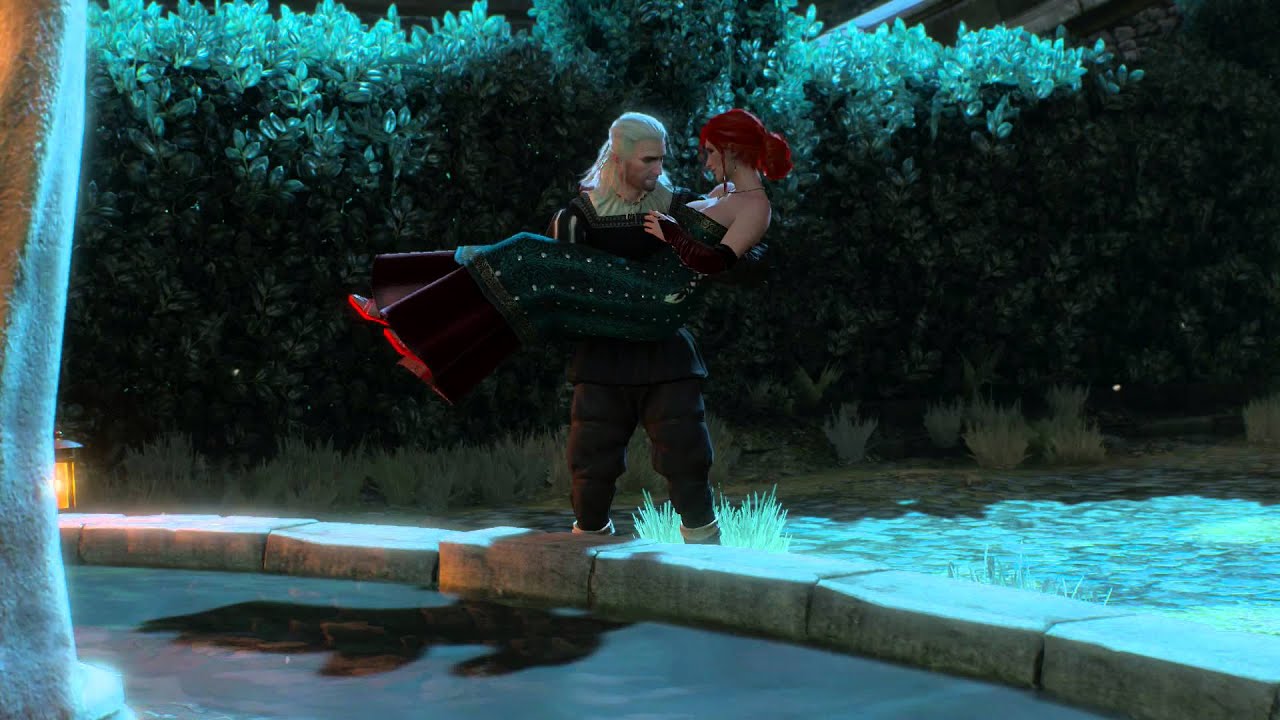 The Witcher 3: Wild hunt Going at masquerade ball with Triss - YouTube