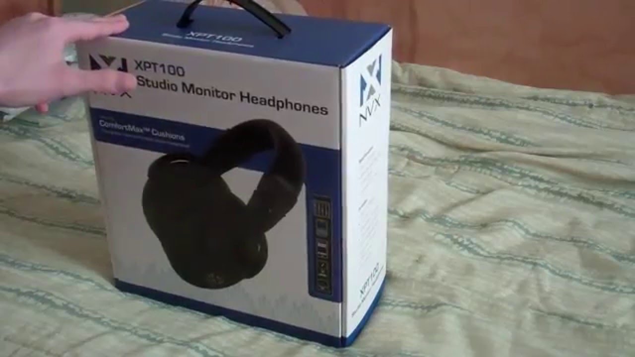 NVX XPT 100 Headphones Unboxing and First Impressions - YouTube