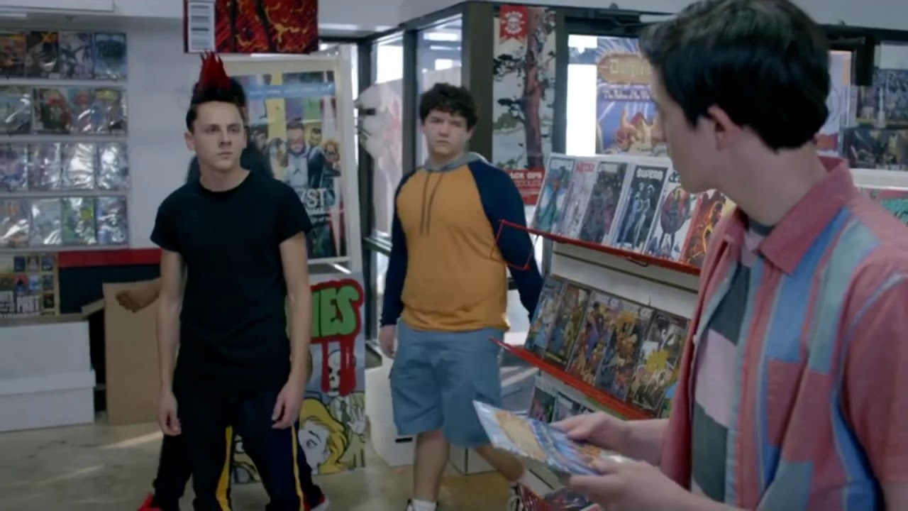 Cobra Kai season 2 fight sense at comic / mall - YouTube