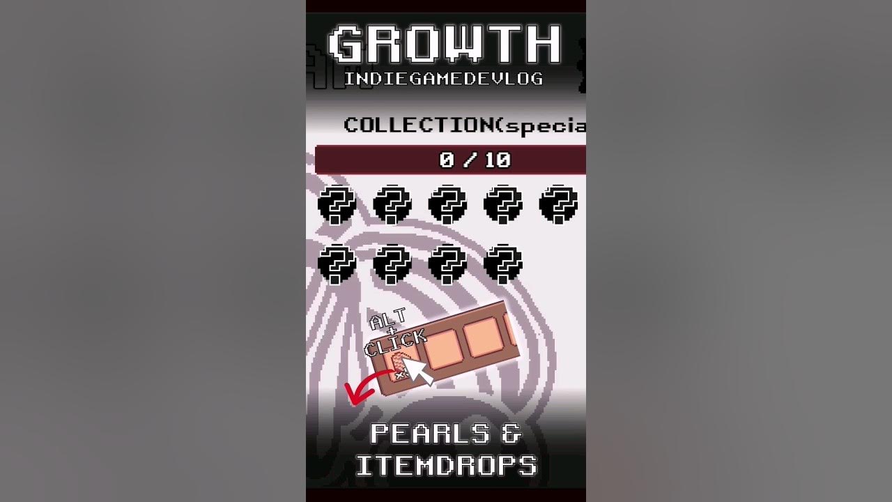 Growth Daily GameDevLog [69]- Pearls & Shortcuts #gamedev #devlog #godot4 #indiegame #gaming # ...